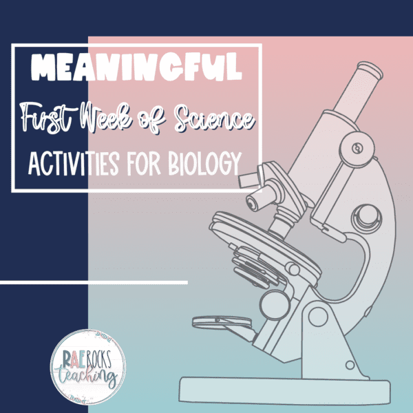 Meaningful First Week of Science Activities for Biology - Rae Rocks ...