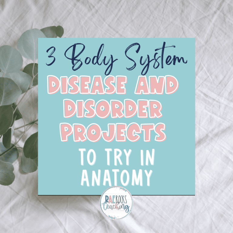 3 Body System Disease and Disorder Projects to Try in Anatomy - Rae ...