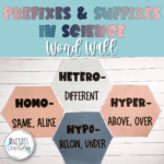 Prefixes and Suffixes in Science - Rae Rocks Teaching