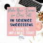 Make Your Review for Class Tests in Science Successful: 5 Ideas to ...