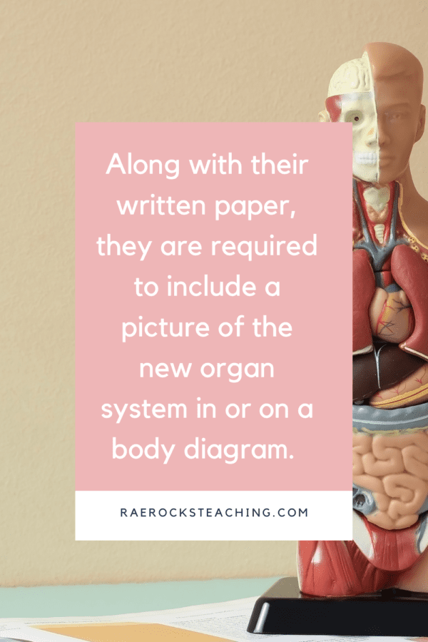 Fun and Creative End of Year The Human Body As A System Project - Rae ...
