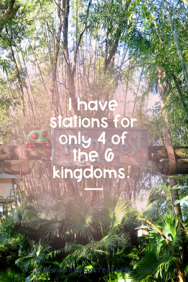 How and Why I Use Student-Led Stations to Teach Kingdoms Living ...