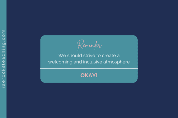 The Classroom Environment: 5 Key Elements to Positive Vibes - Rae Rocks ...