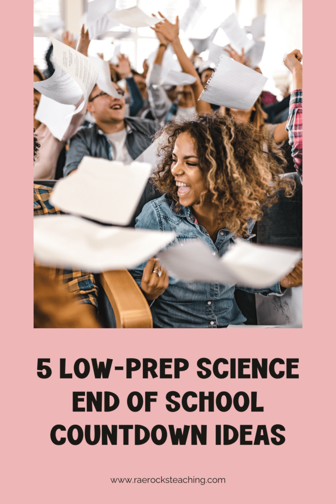 10 Fun Science End of the Year Countdown Ideas - Rae Rocks Teaching