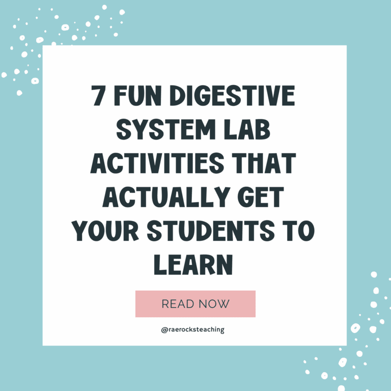 7 Fun Digestive System Lab Activities That Actually Get Your Students ...